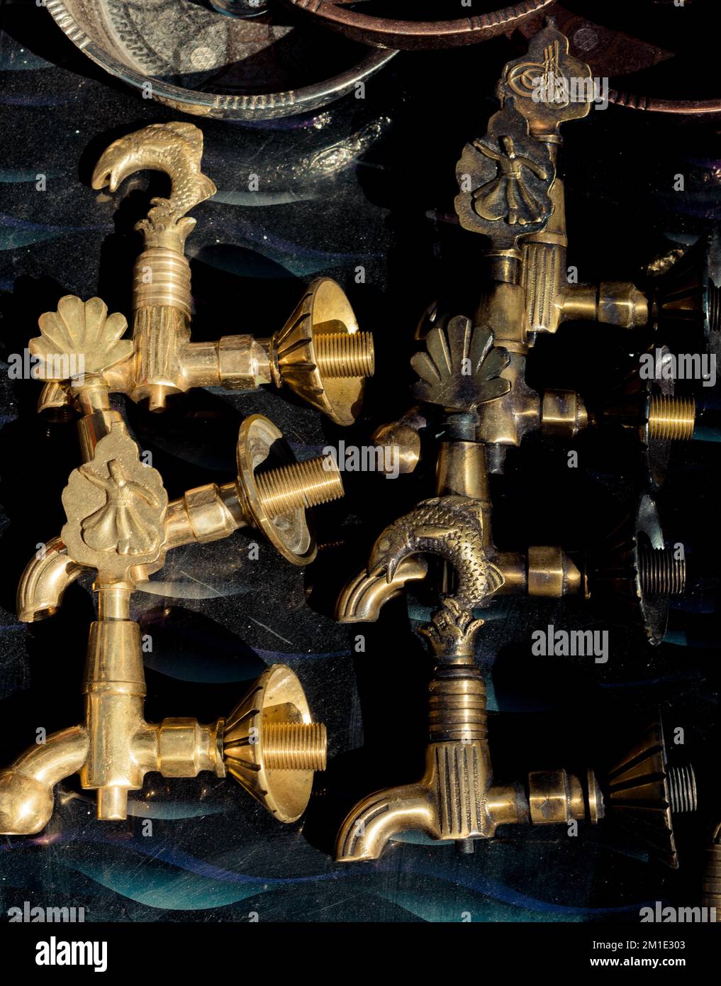 Turkish Ottoman style water tap examples Stock Photo - Alamy