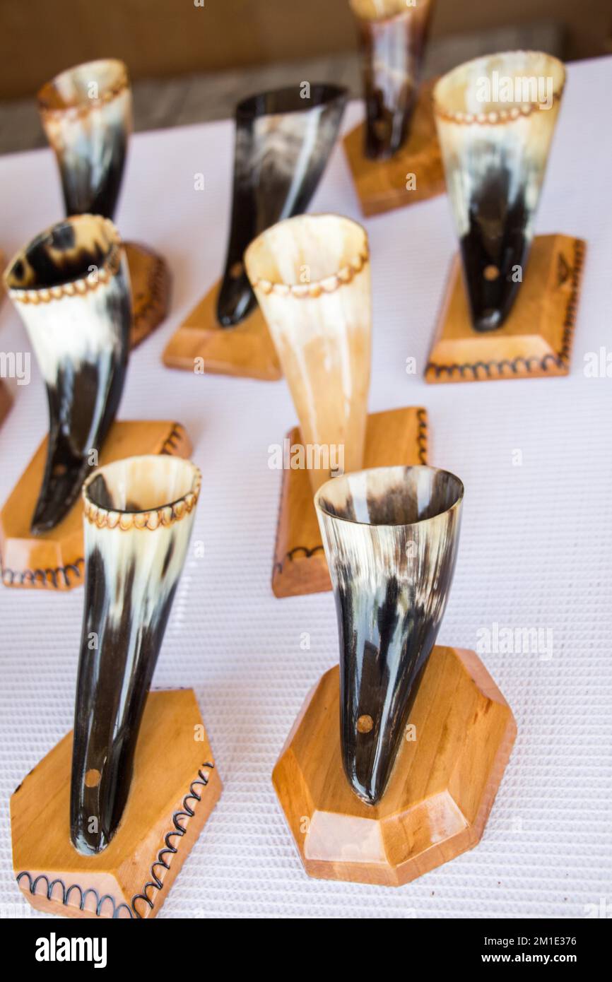 Decorative horns hi-res stock photography and images - Alamy