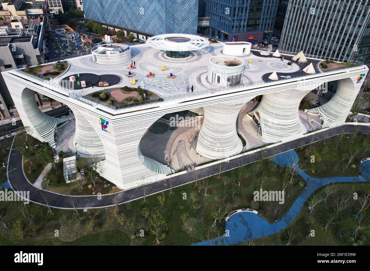 SHANGHAI, CHINA - DECEMBER 12, 2022 - A view of Dragonfly Park, the ...