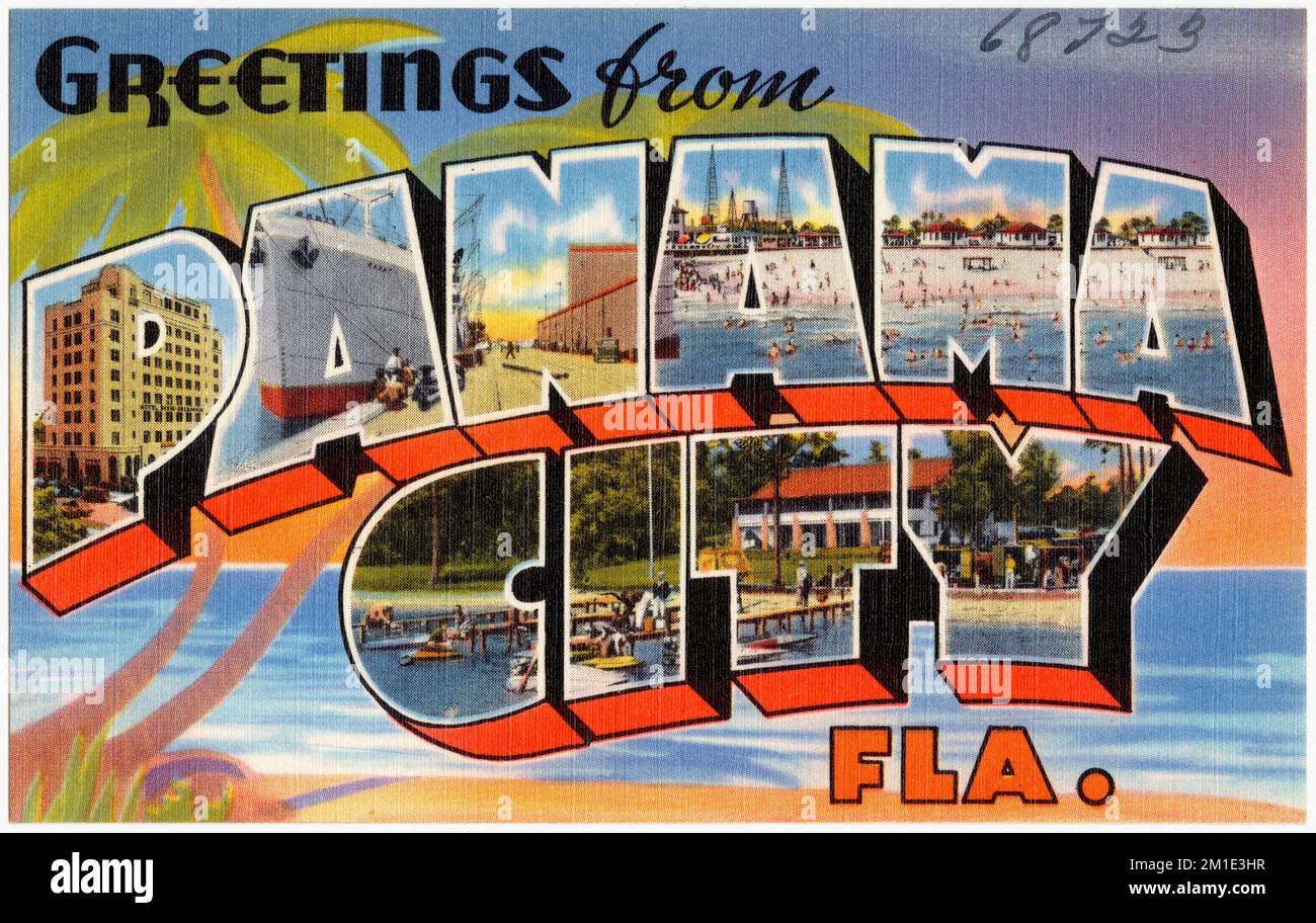 Florida postcards Cut Out Stock Images & Pictures - Alamy