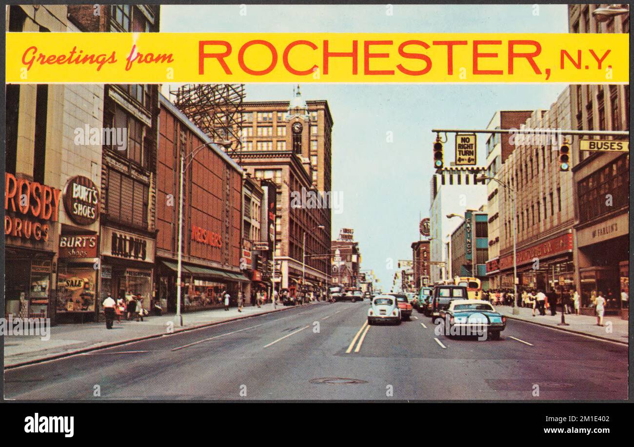 Greetings from Rochester, N.Y. , Cities & towns, Tichnor Brothers ...