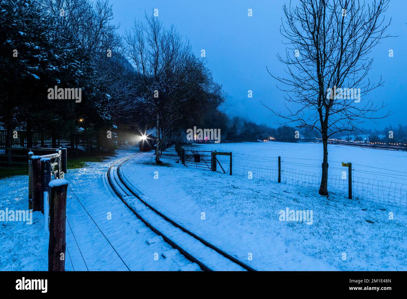 Christmas at Perrygrove Railway, Coleford Stock Photo - Alamy