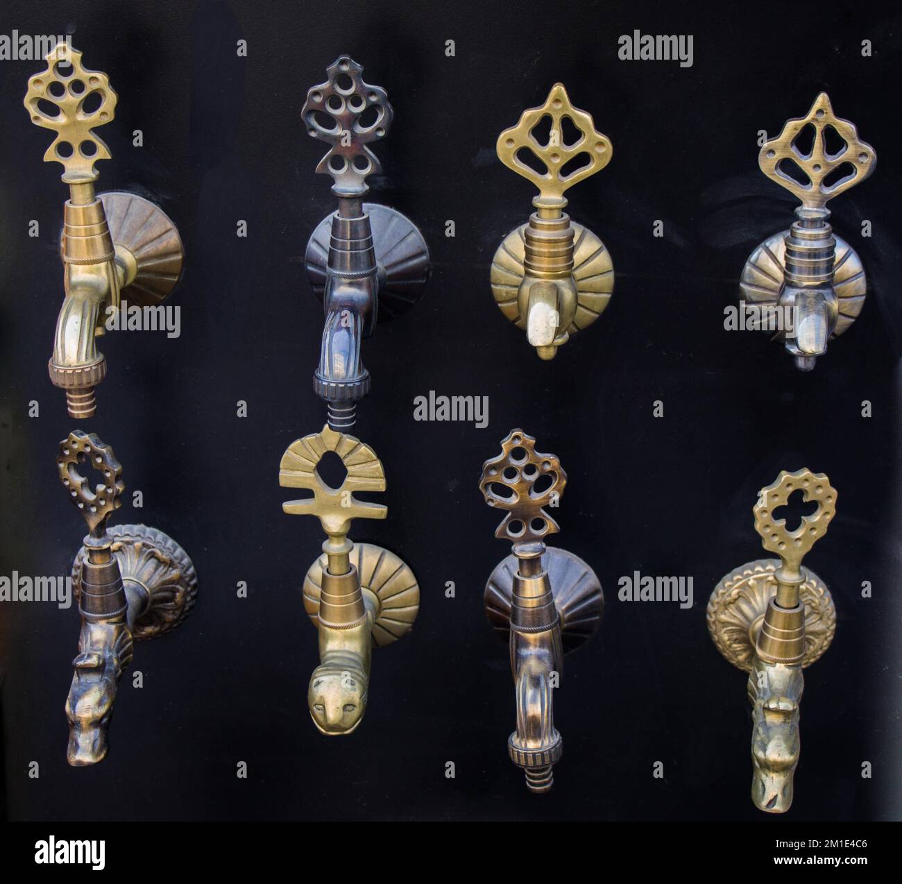 Turkish Ottoman style water tap examples Stock Photo - Alamy