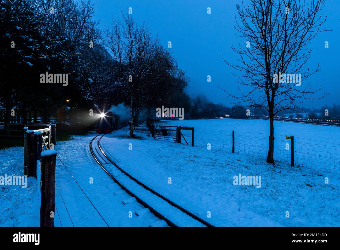 Christmas at Perrygrove Railway, Coleford Stock Photo - Alamy