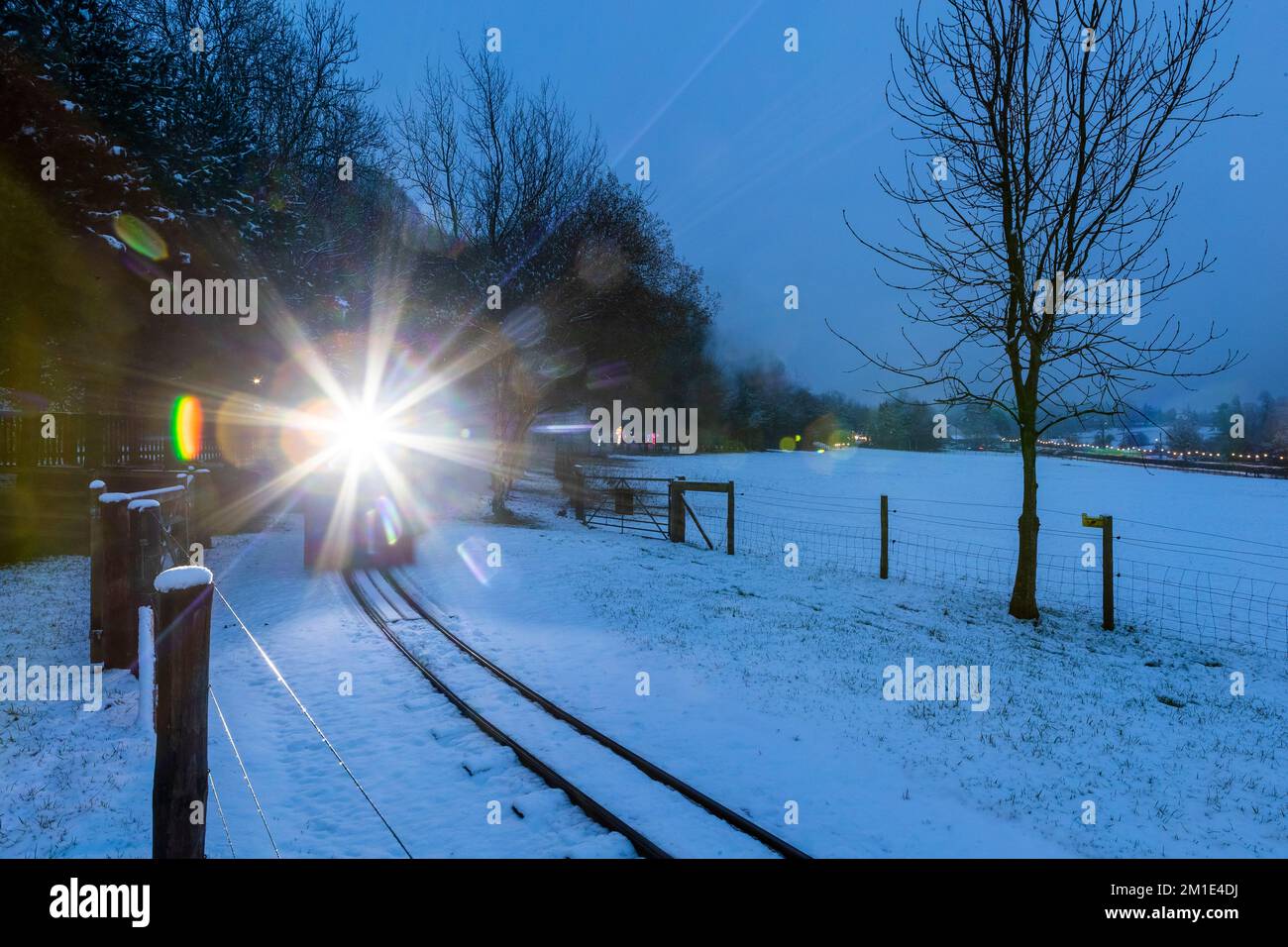 Christmas at Perrygrove Railway, Coleford Stock Photo - Alamy