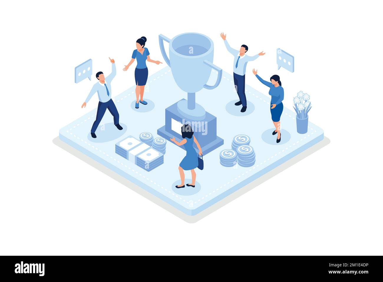 You win concept banner. Can use for web banner, infographics, hero ...