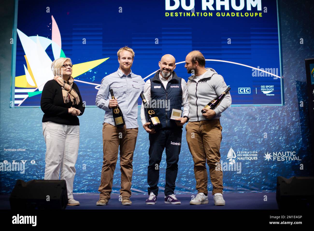 OCEAN FIFTY, Quentin VLAMYNCK 2nd place, Erwan LE ROUX winner ...