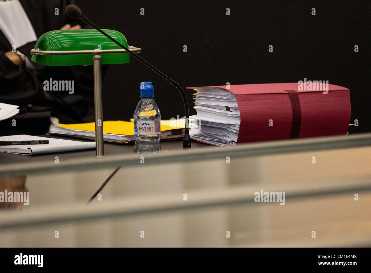 Illustration picture taken during the first day of the assizes trial of ...