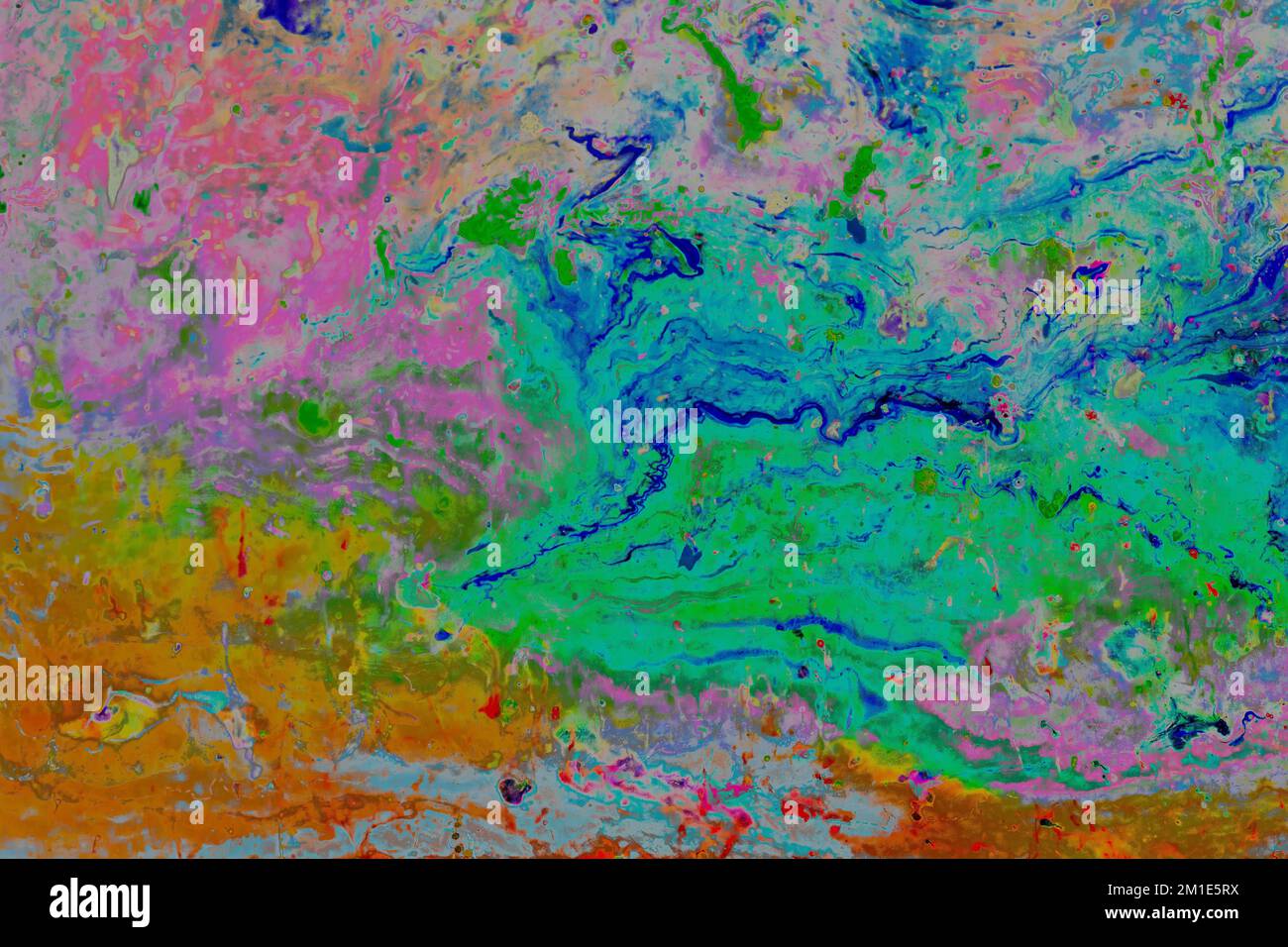 Traditional Ottoman Turkish abstract marbling art patterns as ...