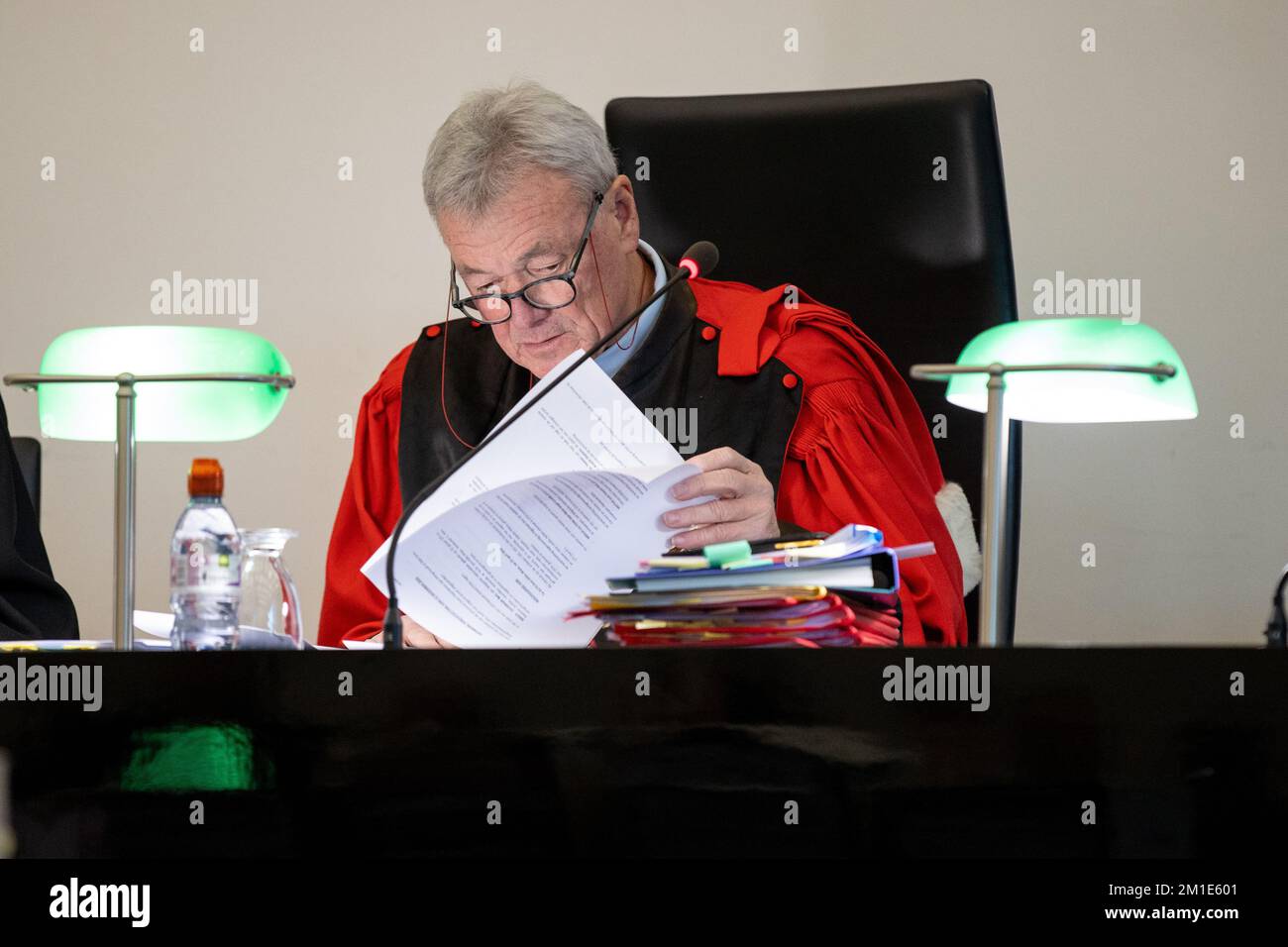 chairman Antoon Boyen pictured during the first day of the assizes ...