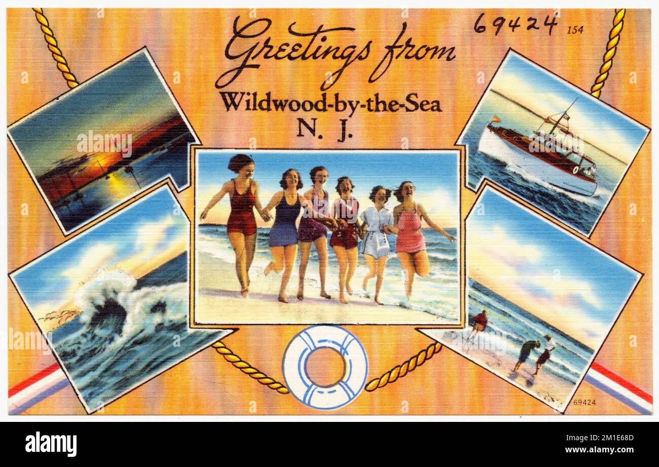 Wildwood beaches Cut Out Stock Images & Pictures - Alamy