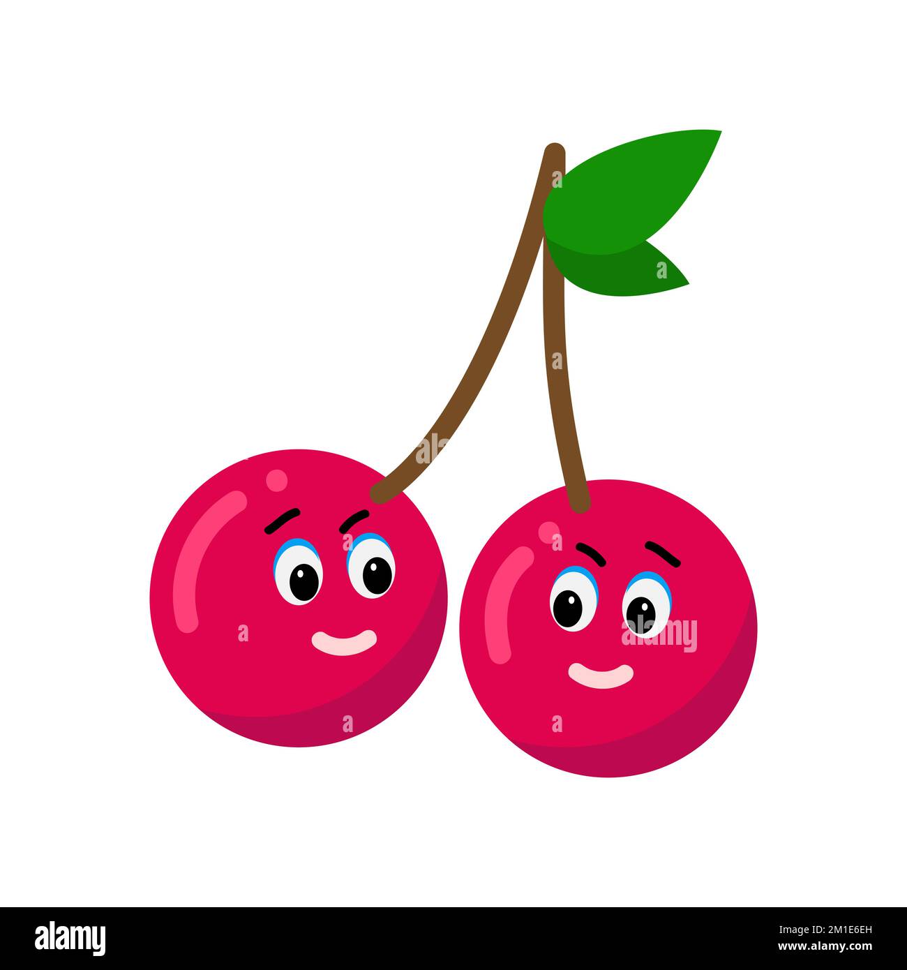 Cute and funny comic style character cherry. Cute and funny comic style ...