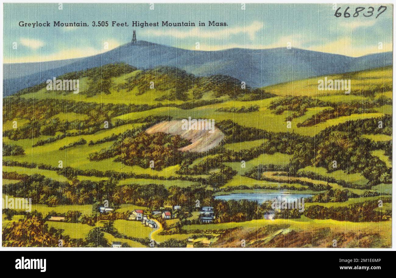 Greylock Mountain, 3505 feet, highest mountain in Mass. , Mountains ...