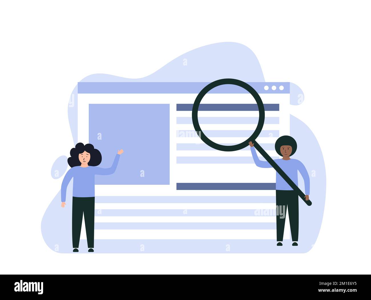 Job ads online Stock Vector Images - Alamy