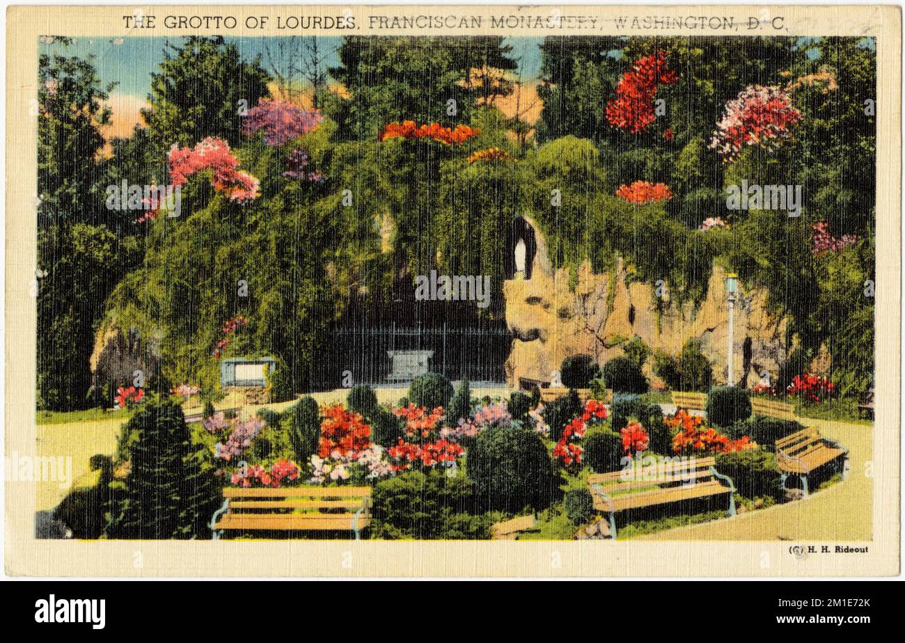 The Grotto of Lourdes, Franciscan Monastery, Washington, D. C ...