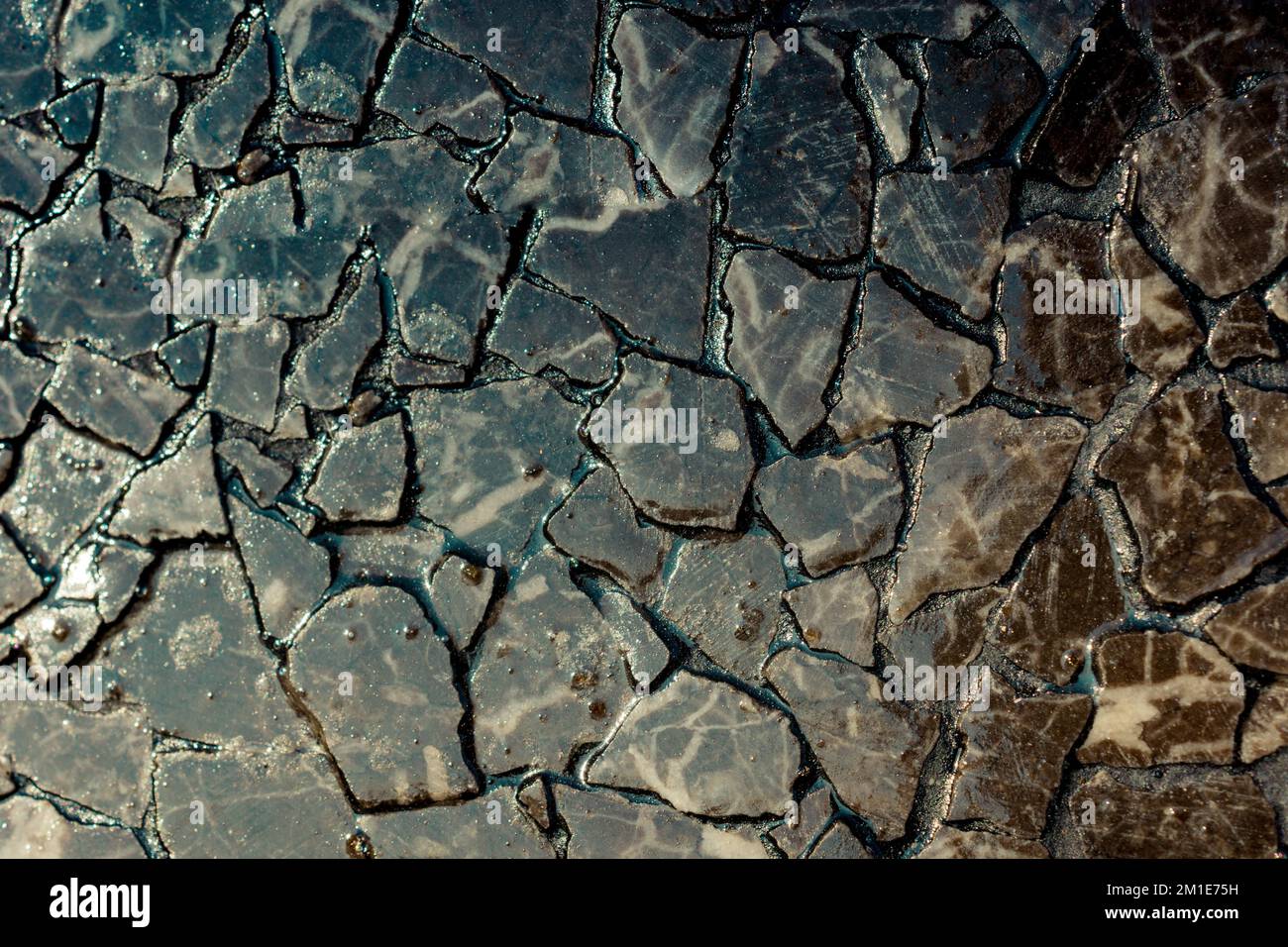 Decorative stone background built of little stones Stock Photo - Alamy