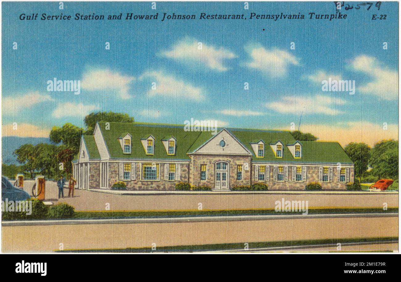 Gulf Service Station and Howard Johnson Restaurant, Pennsylvania ...