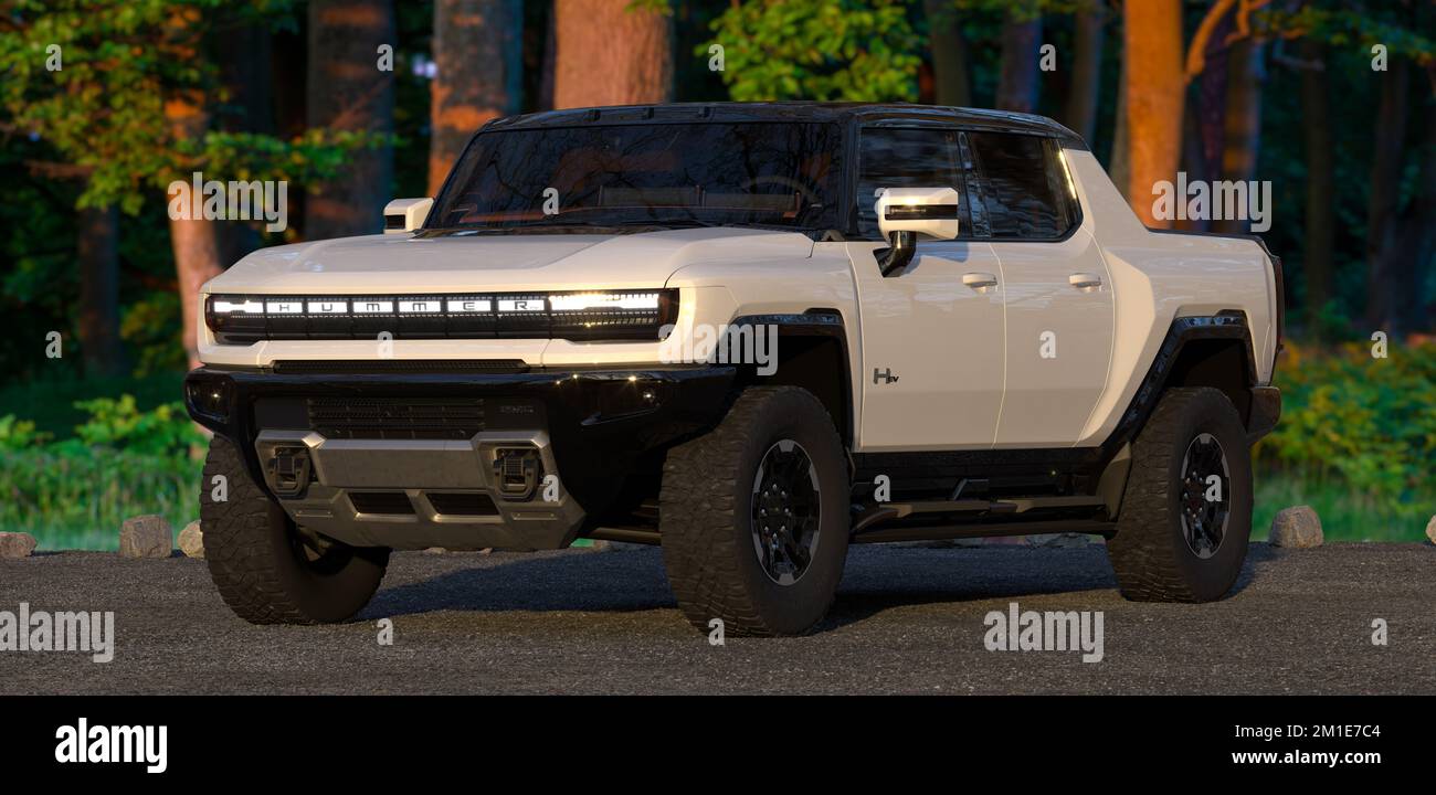 The 2023 GMC Hummer EV Pickup Is An Insane Electric Super Truck Stock ...