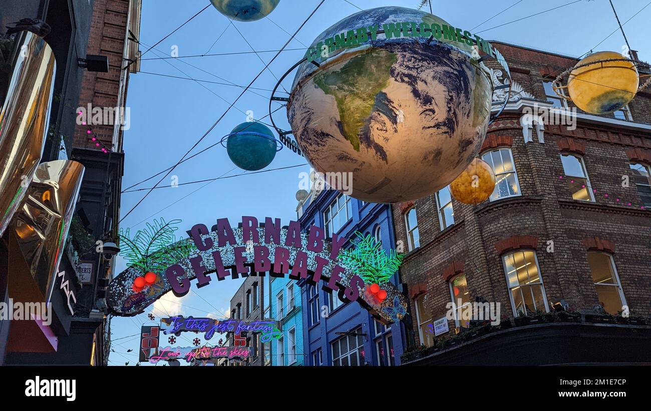 Carnaby street christmas tree hi-res stock photography and images - Alamy