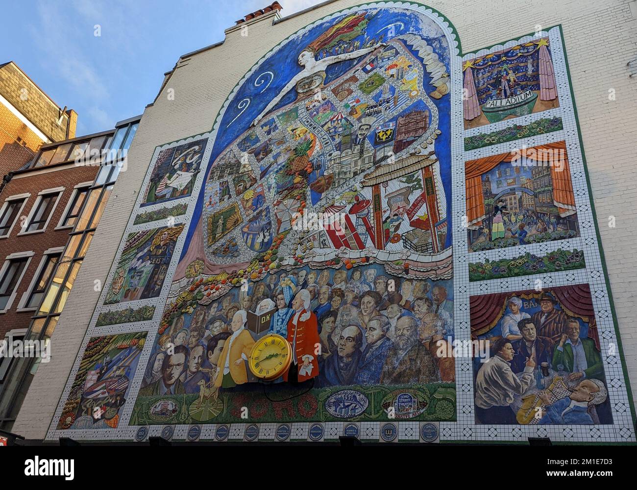 Broadwick street soho mural hi-res stock photography and images - Alamy