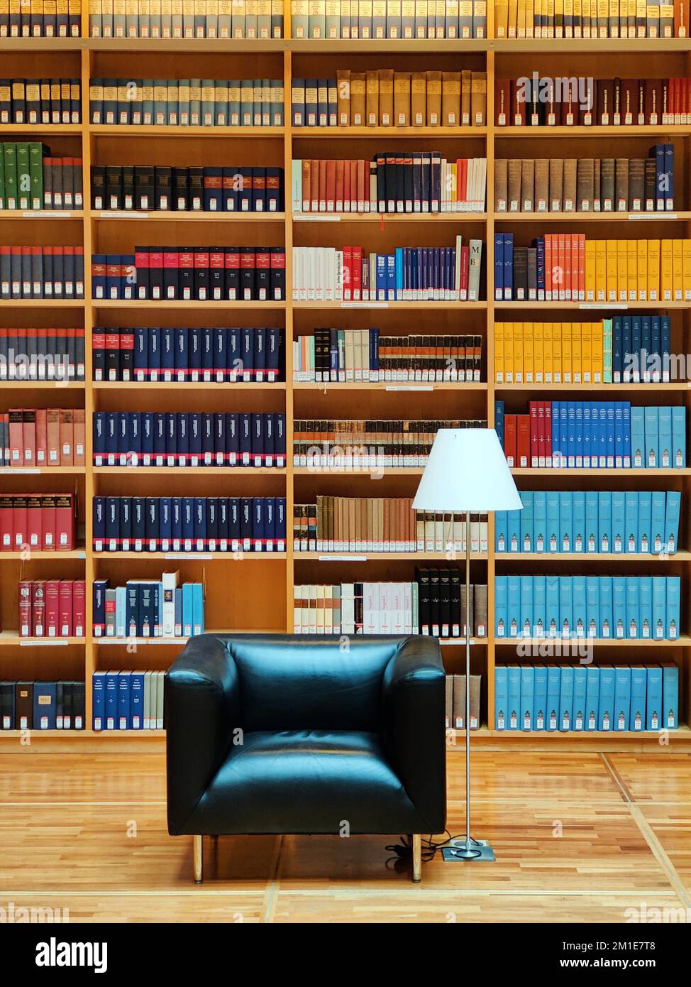 Interior view of the book cube, extension of the Duchess Anna Amalia ...