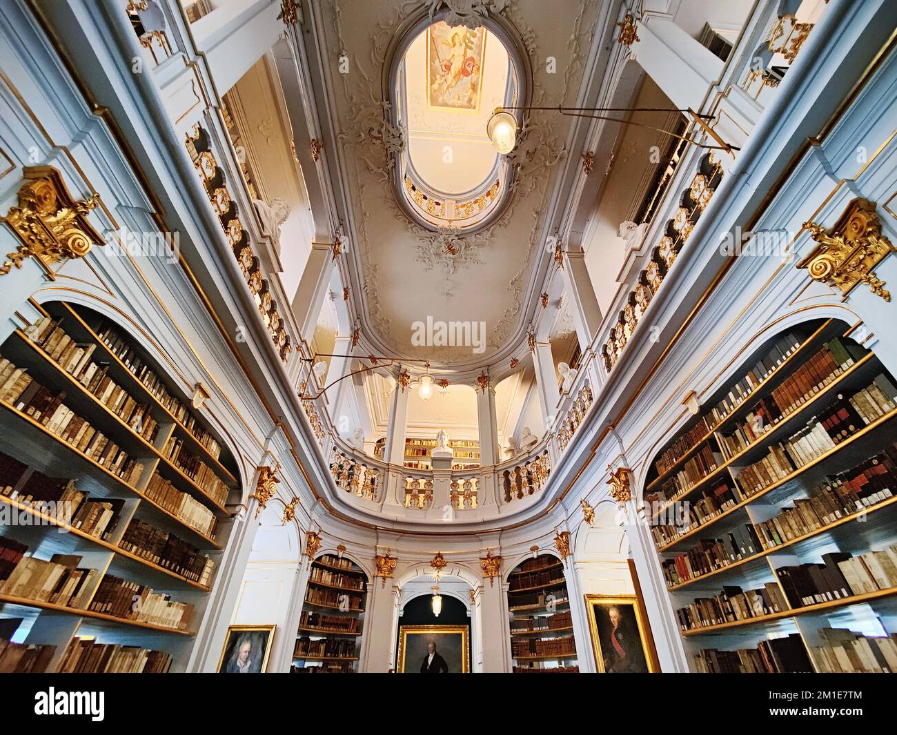 Duchess Anna Amalia Library, Rococo Hall, Classical Weimar, UNESCO ...