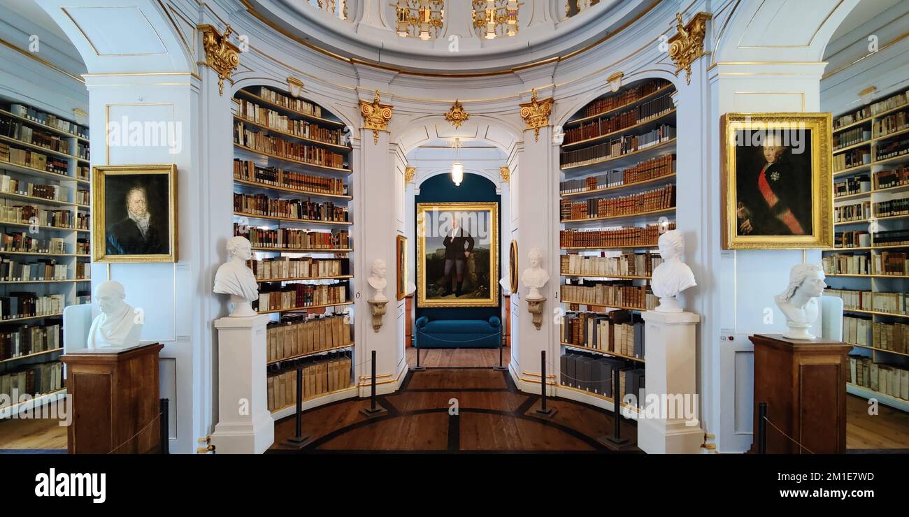 Duchess Anna Amalia Library, Rococo Hall, Classical Weimar, UNESCO ...