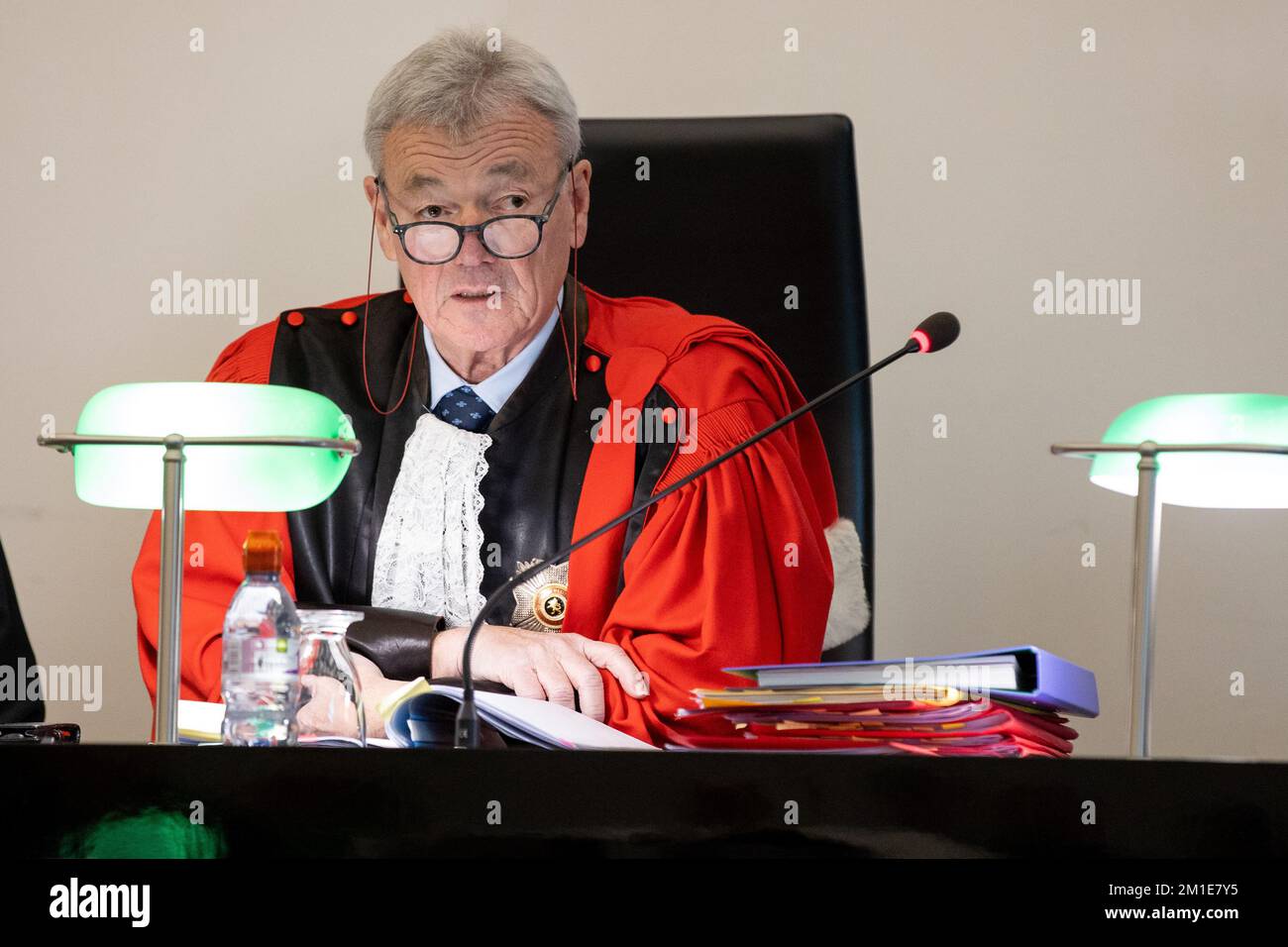 chairman Antoon Boyen pictured during the first day of the assizes ...