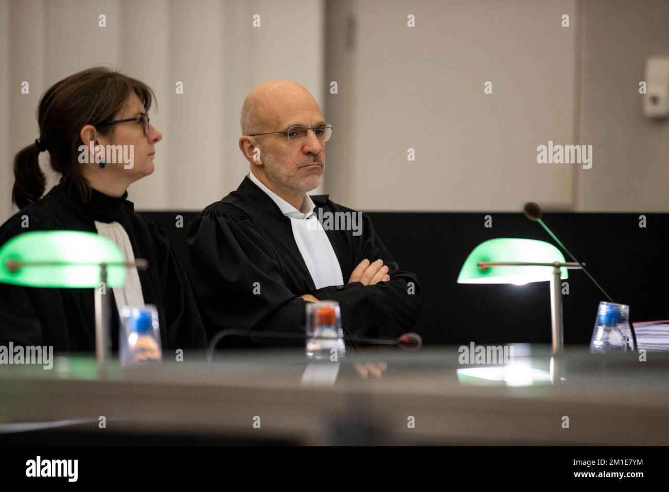 Lawyer John Maes pictured during the first day of the assizes trial of ...