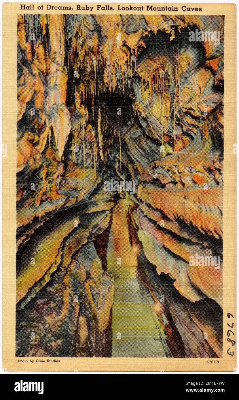 Hall of Dreams, Ruby Falls, Lookout Mountain Caves , Caves, Tichnor ...