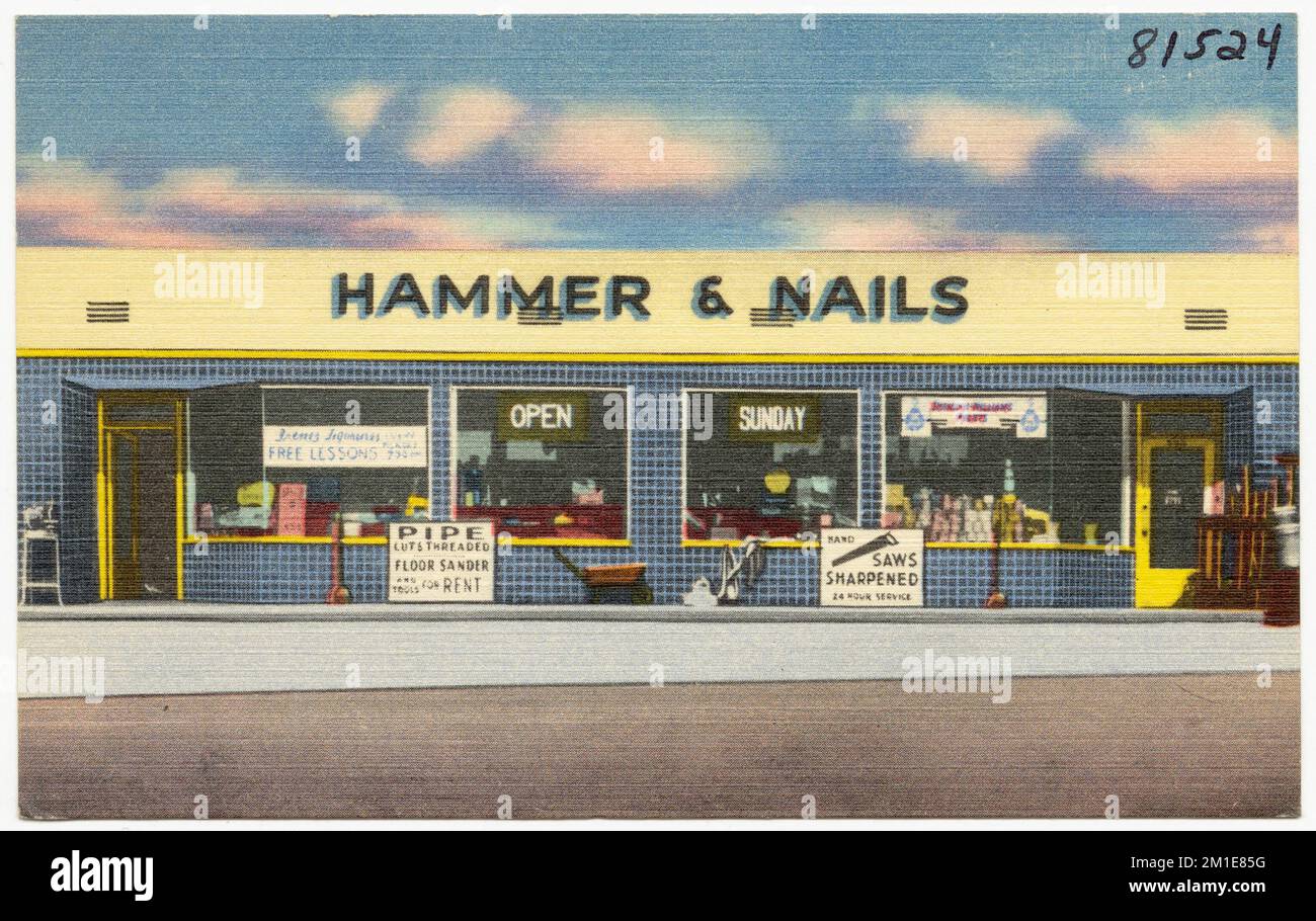 Hammer & Nails Hardware , Commercial facilities, Tichnor Brothers ...