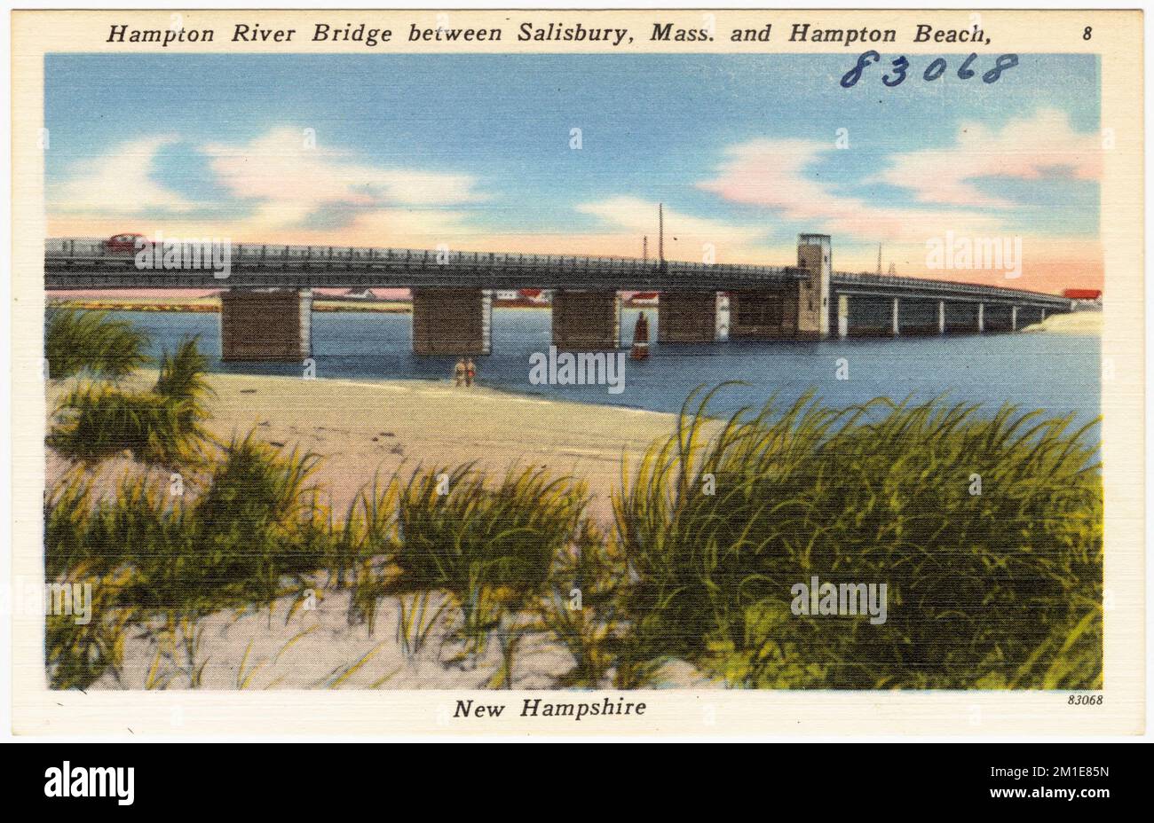 Hampton River Bridge between Salisbury, Mass. and Hampton Beach, New ...