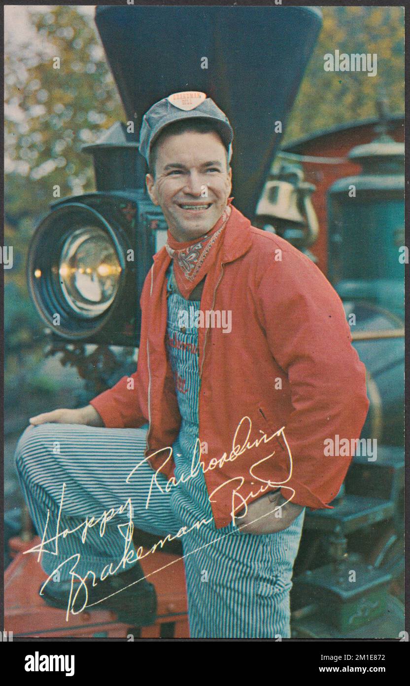 Happy railroading Brakeman Bill , Actors, Tichnor Brothers Collection ...