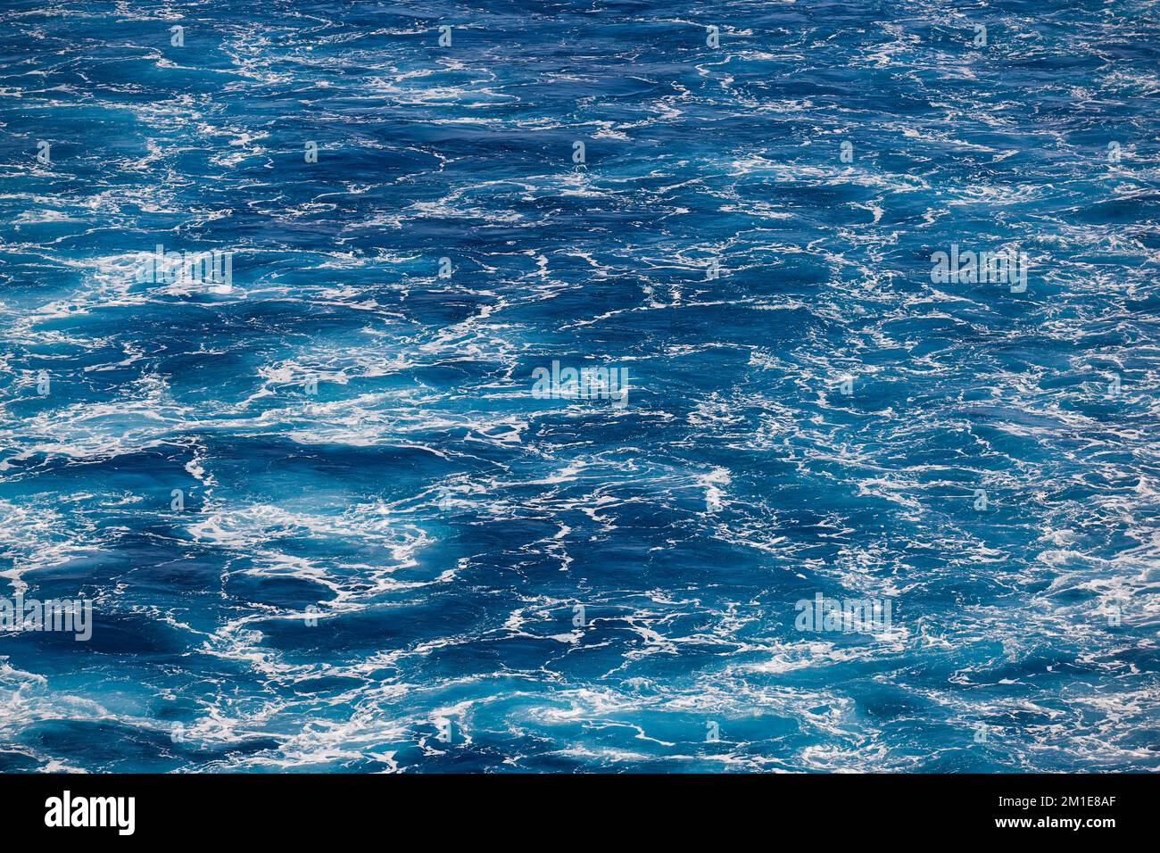 Blue sea background. Vessel ocean wake. Marine waves Stock Photo - Alamy