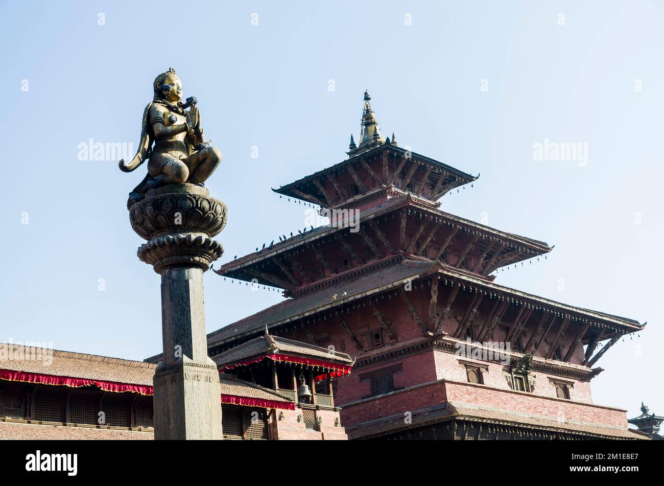 Nepal patan garuda statue hi-res stock photography and images - Alamy