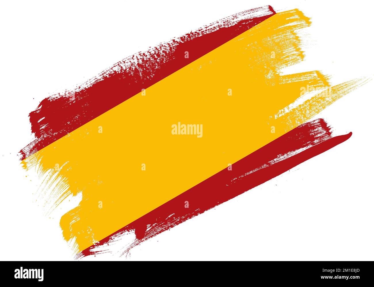Flag spain paint hi-res stock photography and images - Alamy
