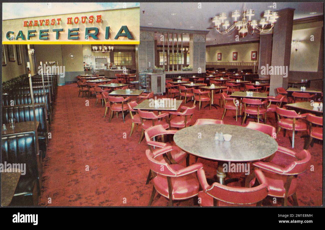 Harvest House Cafeteria , Restaurants, Tichnor Brothers Collection ...