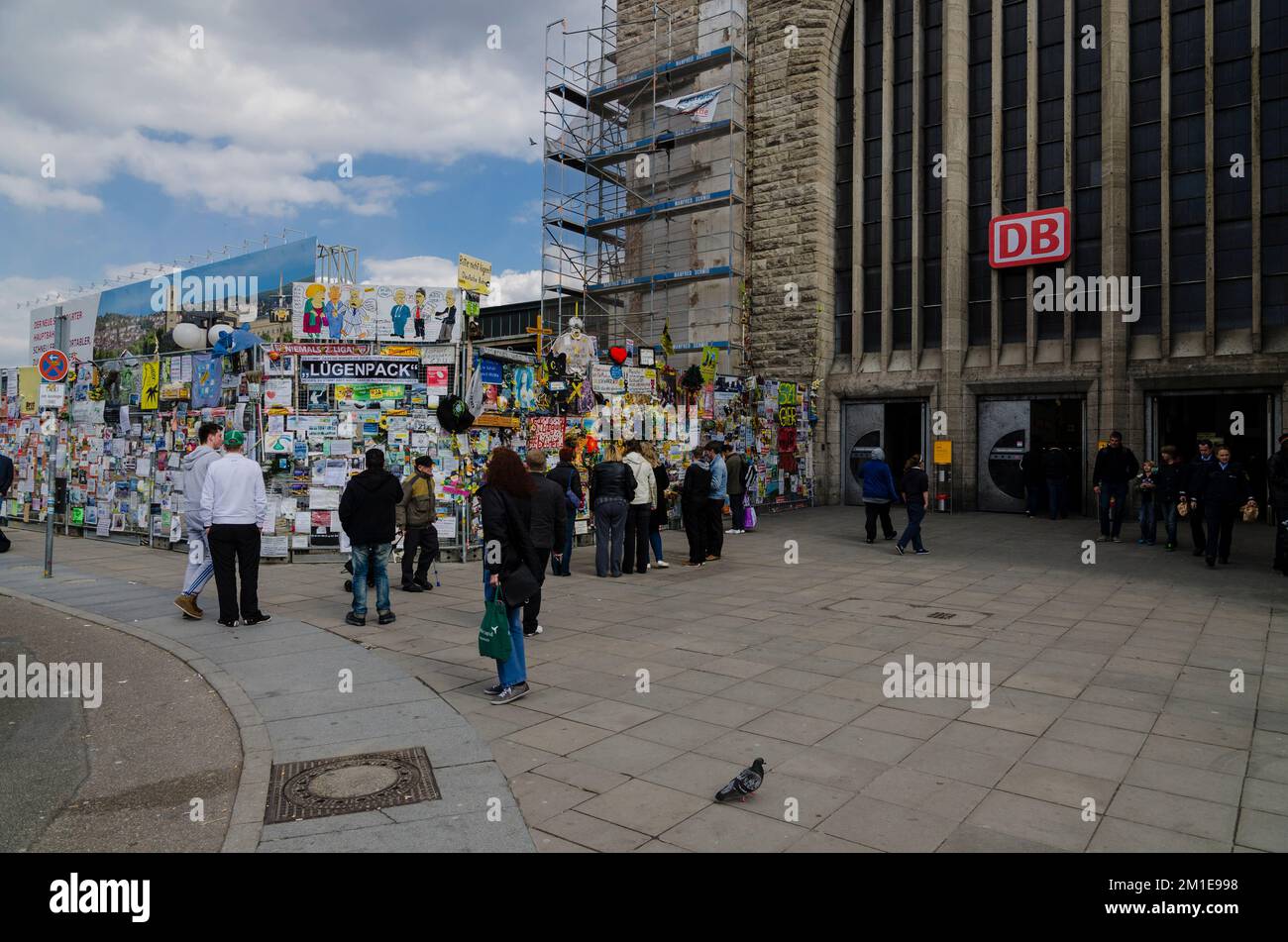 Protest against the extension of the Stuttgart Main Railway Station is ...