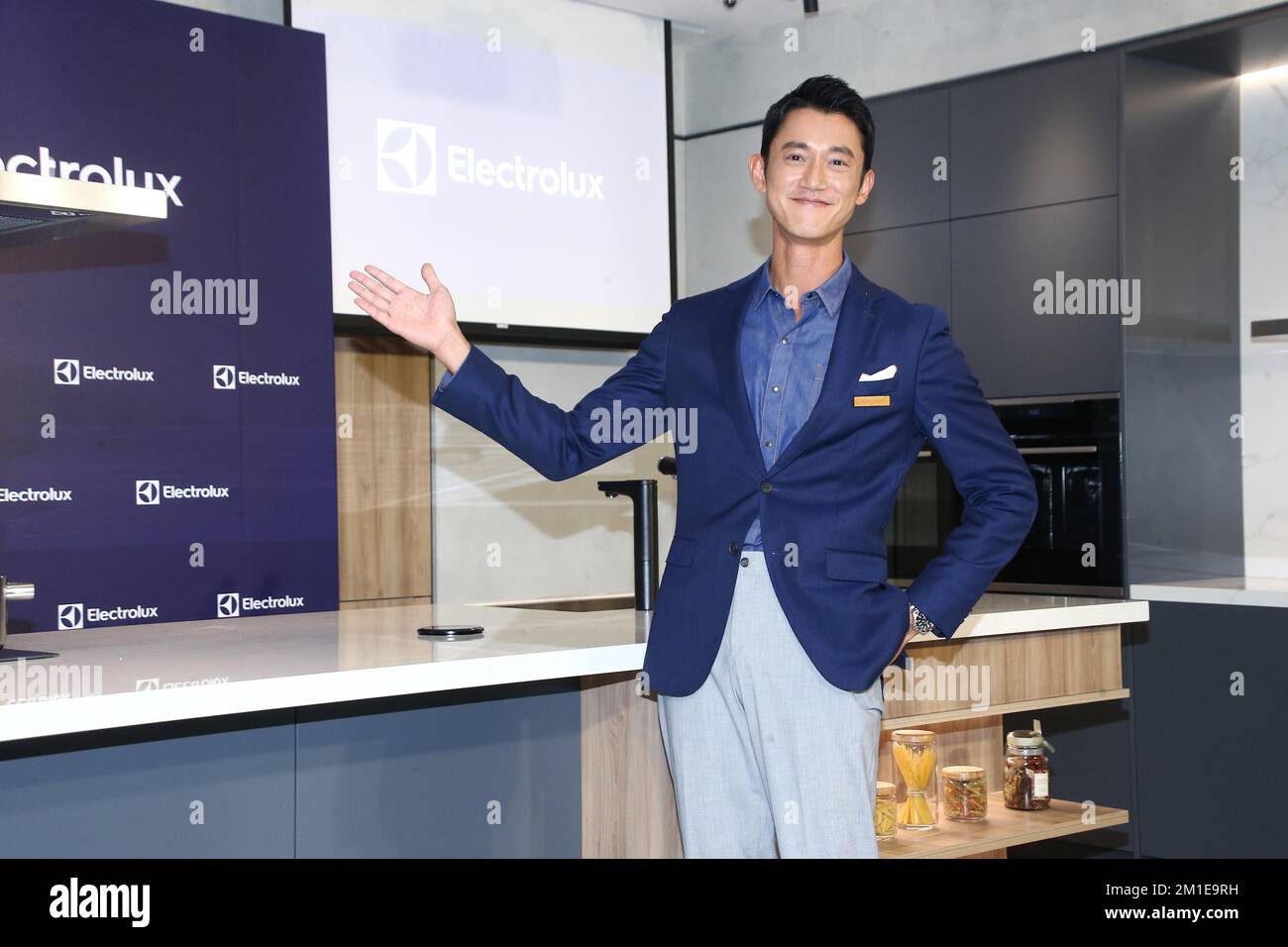 Taiwanese actor and model Wu Kang-ren attended the Electrolux brand ...