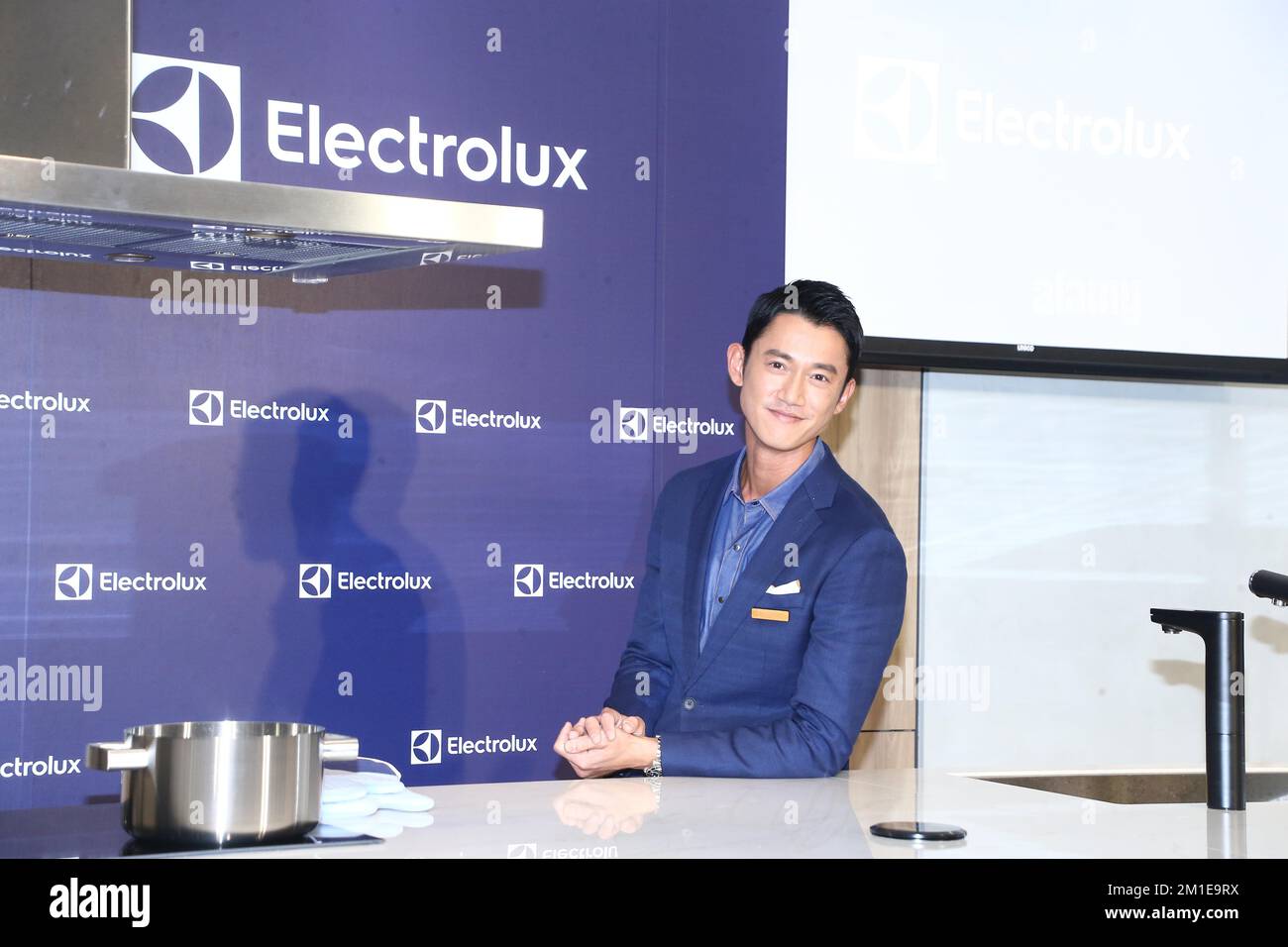 Taiwanese actor and model Wu Kang-ren attended the Electrolux brand ...