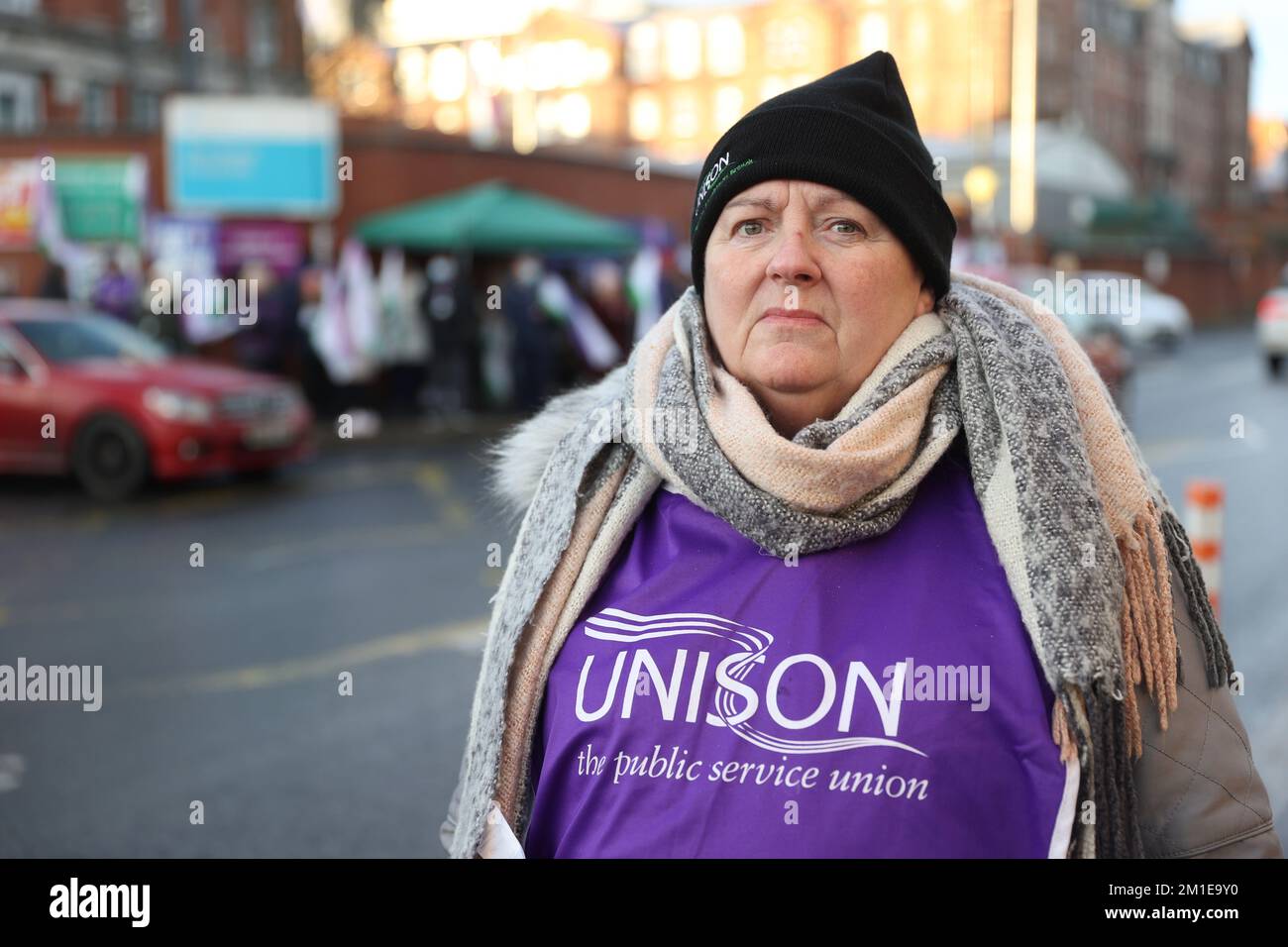 Margaret McKee, joint branch Secretary for Unison's RVH and Muckamore ...