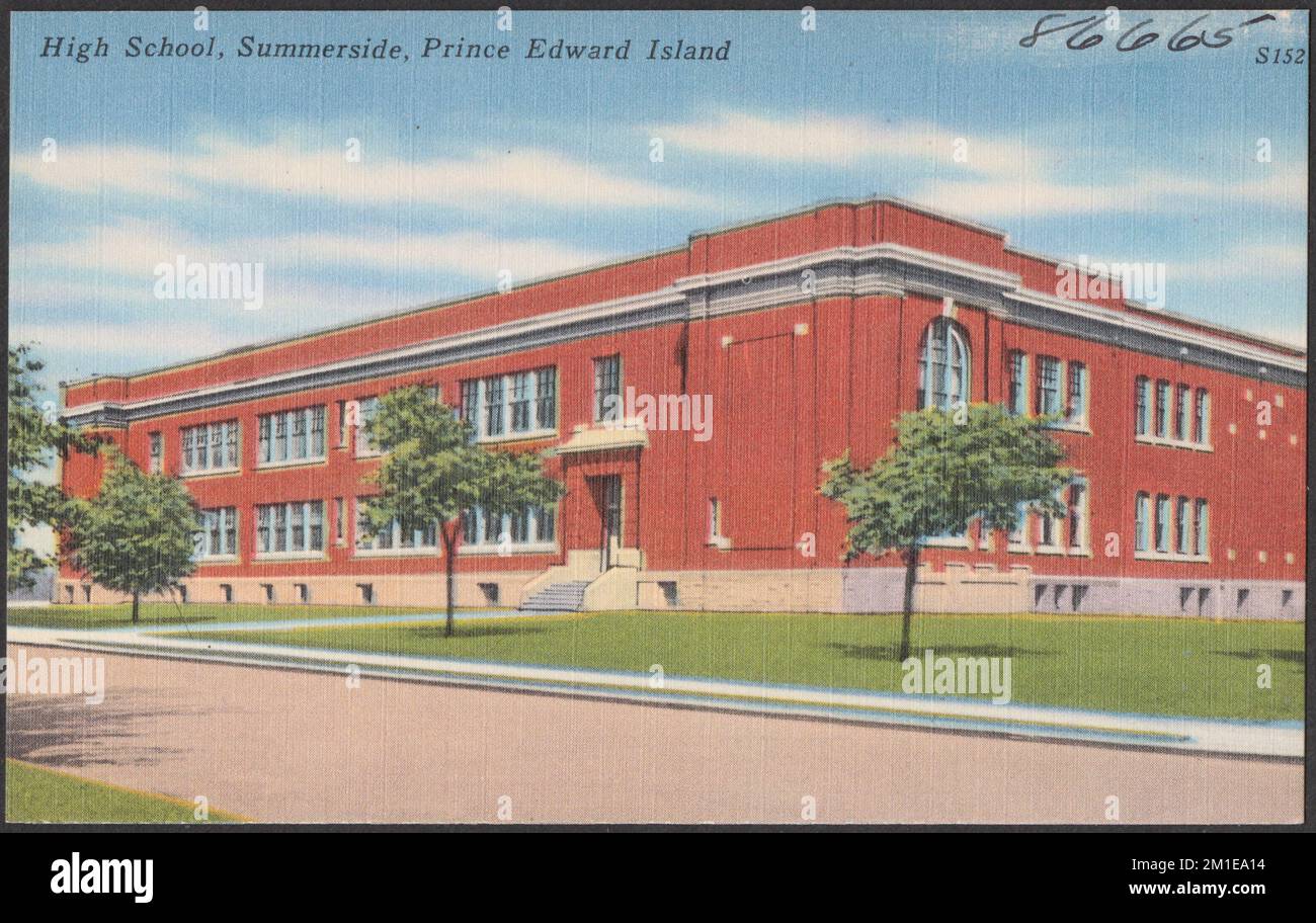 High school, Summerside, Prince Edward Island , Schools, Tichnor ...