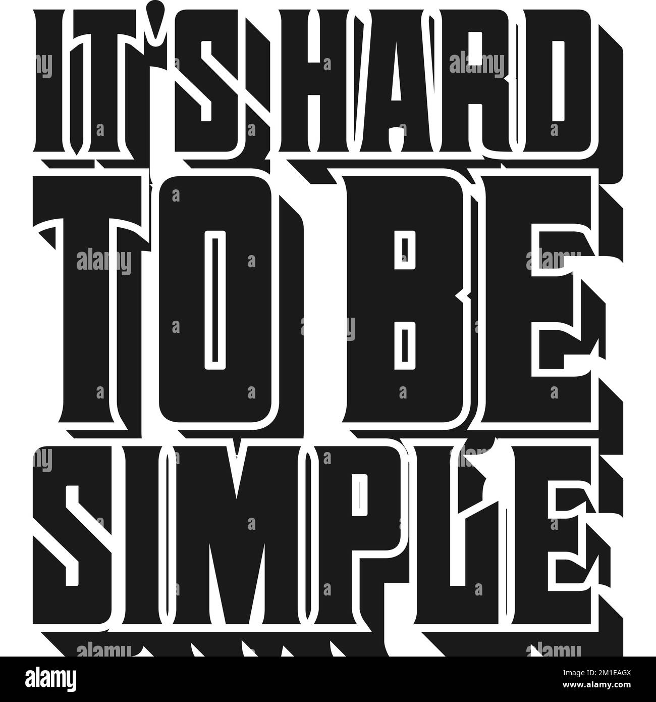 Inspirational simple design Stock Vector Images - Alamy