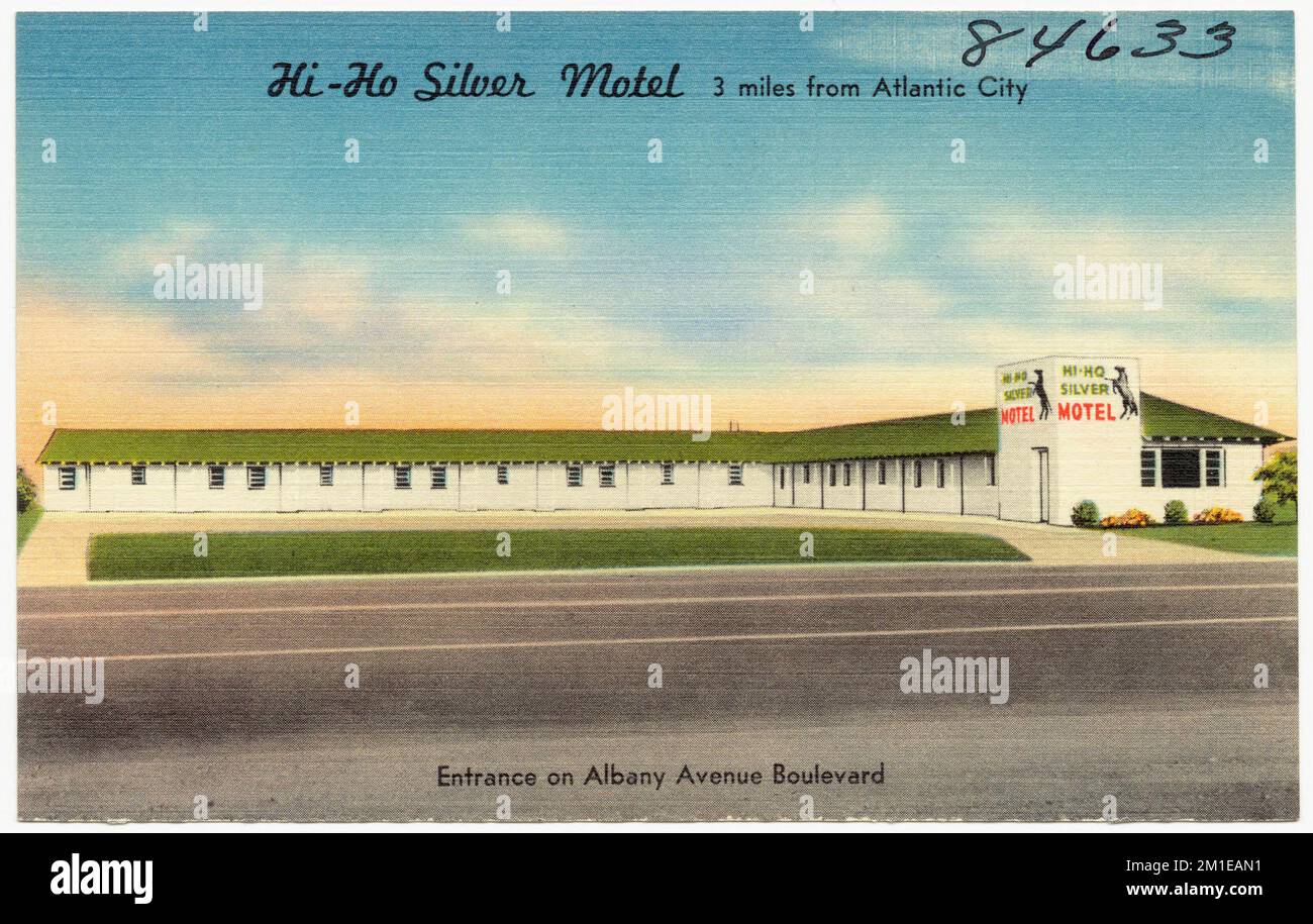 Hi-Ho Silver Motel, 3 miles from Atlantic City, entrance on Albany ...