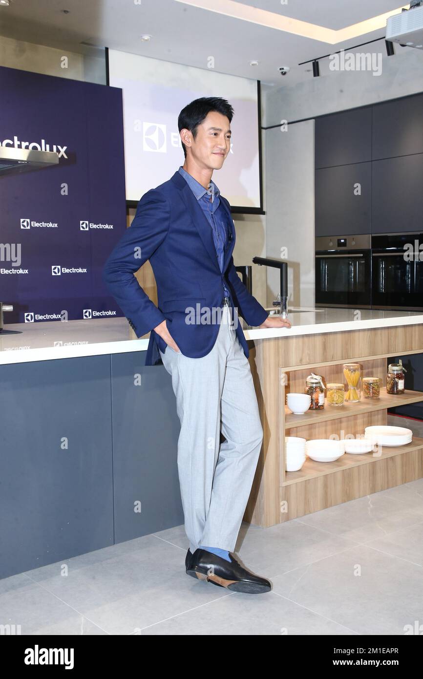 Taiwanese actor and model Wu Kang-ren attended the Electrolux brand ...