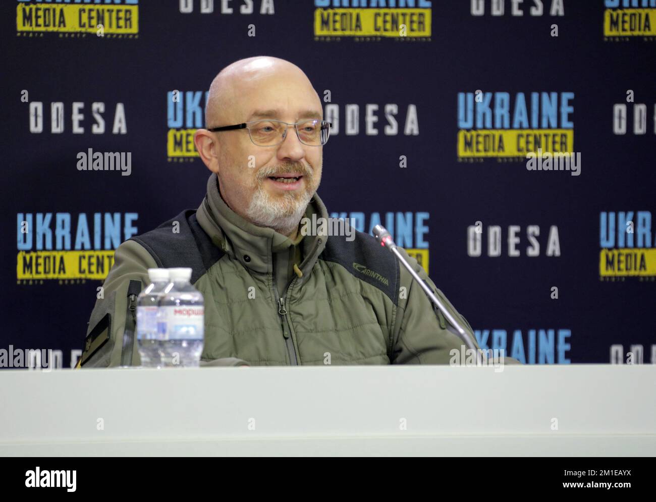 ODESA, UKRAINE - DECEMBER 11, 2022 - Minister of Defence of Ukraine ...