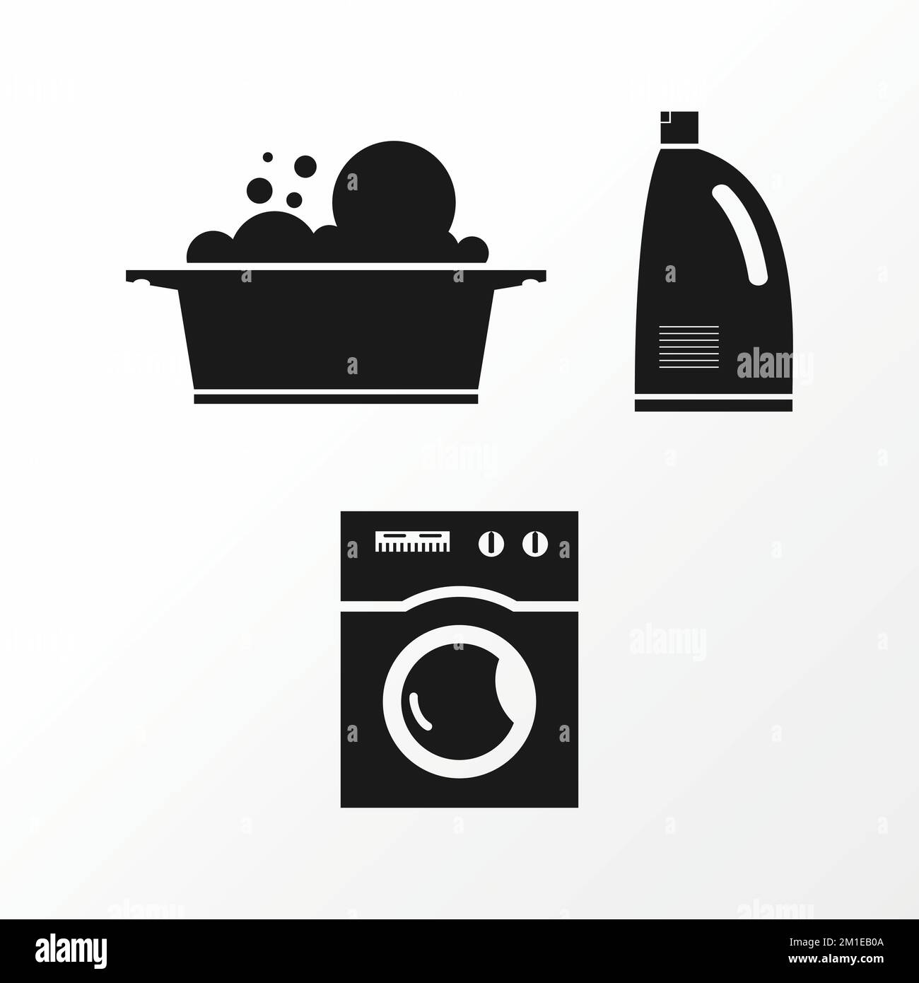 Laundry washing powder clothes Stock Vector Images - Alamy