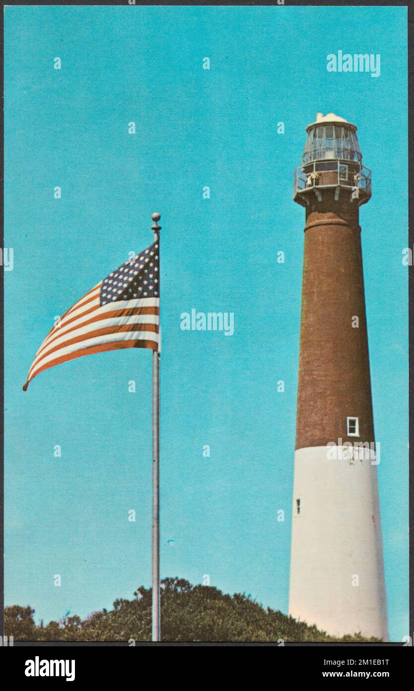Historic Barnegat Lighthouse, Long Beach Island, N. J. , Lighthouses ...