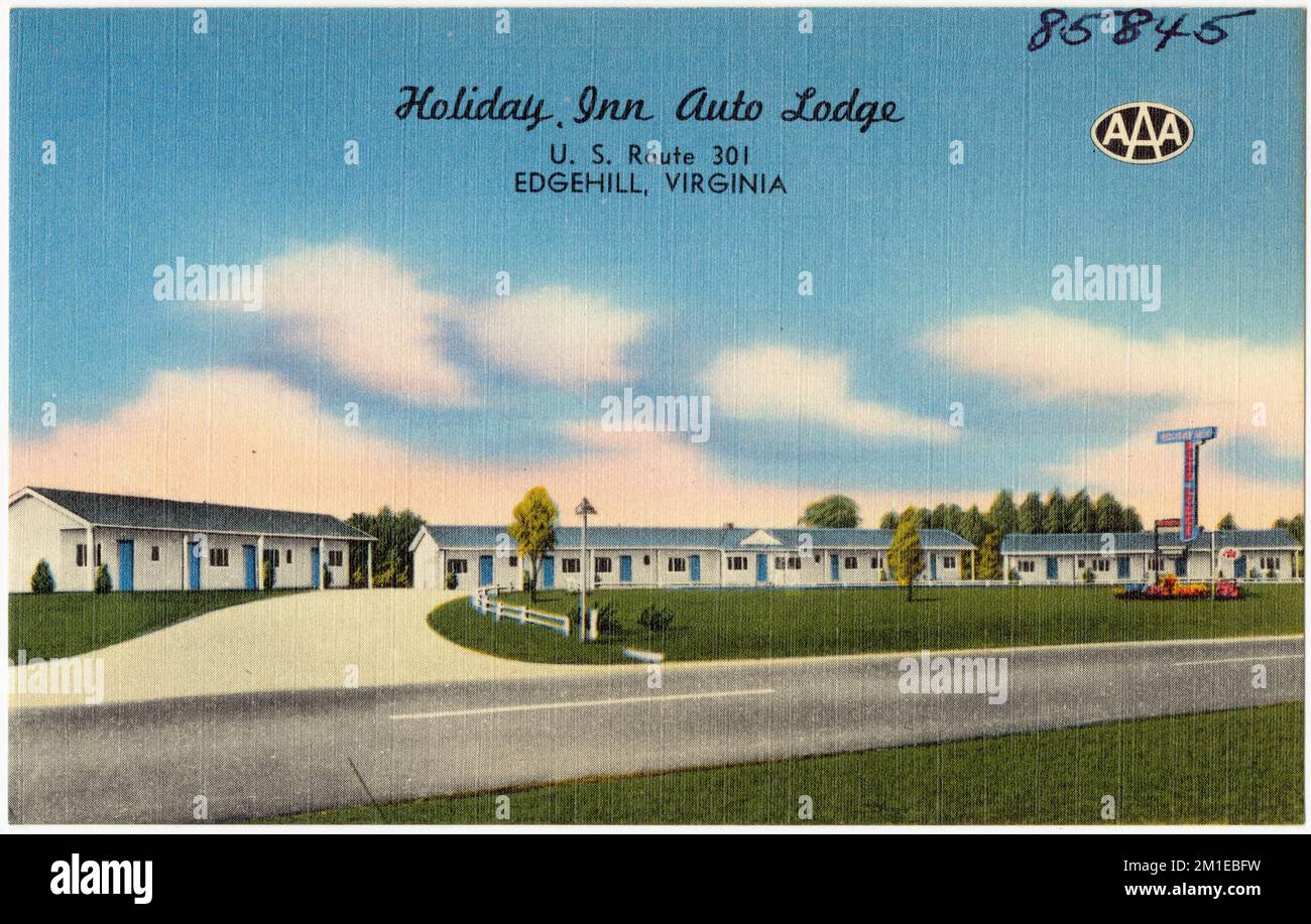 Holiday Inn Auto Lodge, U.S. Route 301, Edgehill, VA. , Motels, Tichnor ...