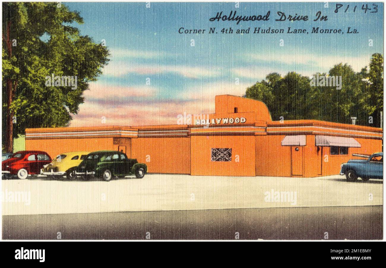 Hollywood Drive In, Corner N. 4th and Hudson Lane, Monroe, La ...